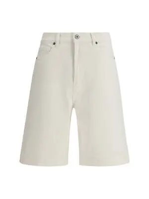 P.a.r.o.s.h Denim Bermuda Shorts - White