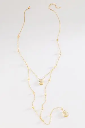HEATHER HAWKINS Edge Of Desire Necklace - Gold