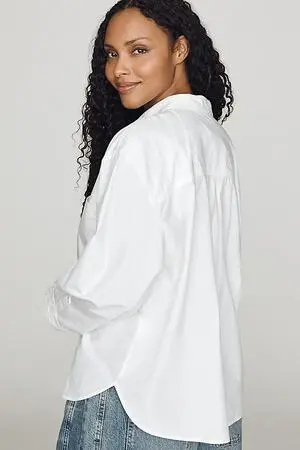 Maeve Shrunken Bennet 100% Cotton Buttondown Shirt