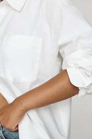 Maeve Shrunken Bennet 100% Cotton Buttondown Shirt