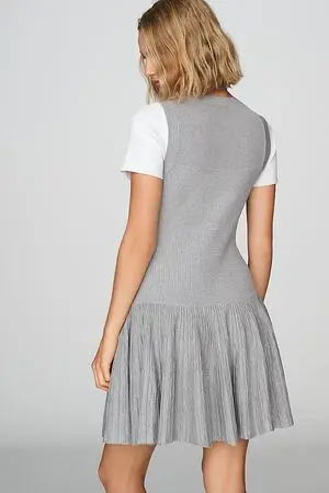 Anthropologie Layered Sweater Mi Dress