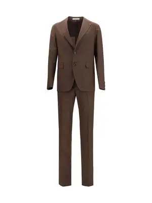 Tagliatore Virgin Wool Suit - Brown