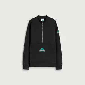 Adidas Eqt Half Zip - Black