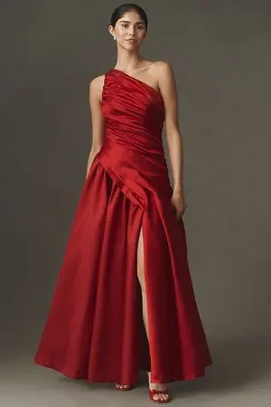 HUTCH Lisa One-shoulder Gown