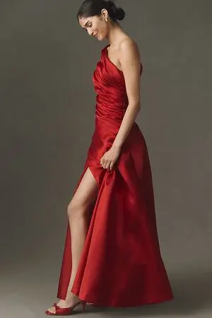 HUTCH Lisa One-shoulder Gown