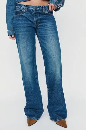 FRAME Low-rise Wide-leg Jeans - Tolerate