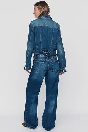 FRAME Low-rise Wide-leg Jeans - Tolerate