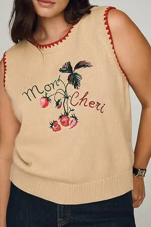 English Factory Berry Sweater Tank Top