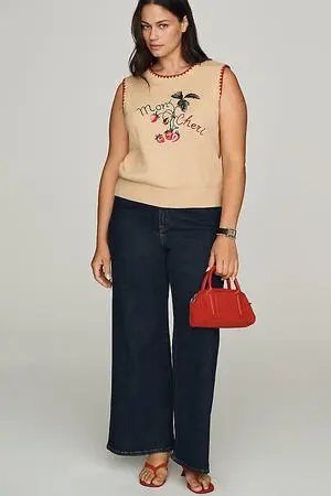 English Factory Berry Sweater Tank Top