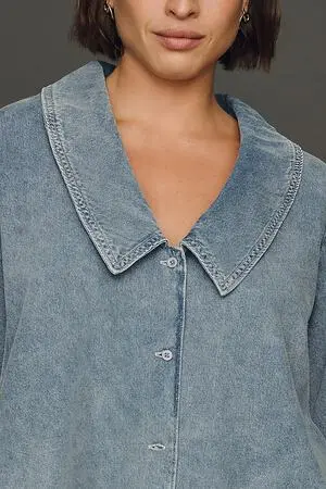 English Factory Collared V-neck Top