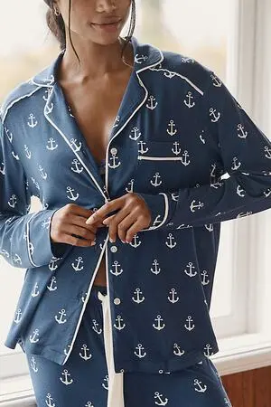 Beach Riot Livy & Connie Pajama Set - Navy