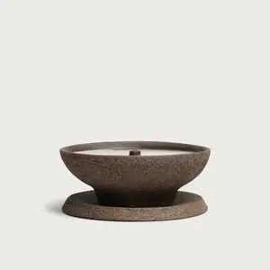 FERM LIVING Vei Outdoor Candle 20 - Brown