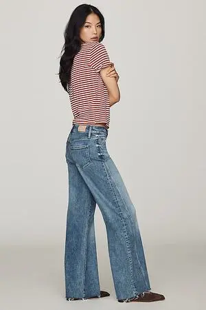 Paige Anessa Twist-out High-rise Wide-leg Jeans