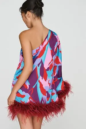 HUTCH Sat Stretch One-shoulder Mi Dress