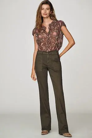 Sanctuary Insider Bootcut Pants - Kalamata