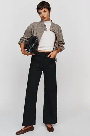 Maeve Colette High-rise Wide-leg Full-length Jeans