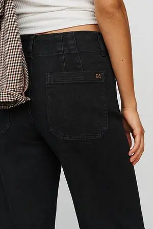 Maeve Colette High-rise Wide-leg Full-length Jeans