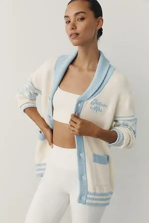 THE WILD COLLECTIVE Cotton Future Mrs. Cardigan - Ivory