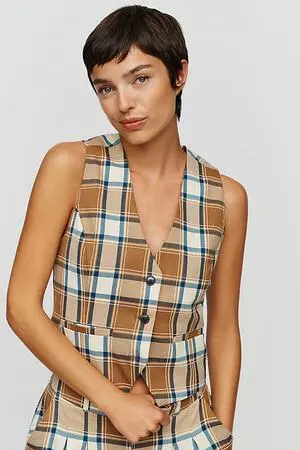 Maeve Tailored Vest Jacket