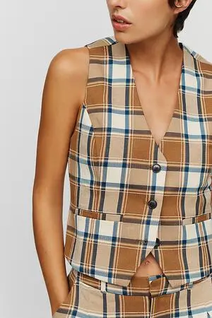 Maeve Tailored Vest Jacket