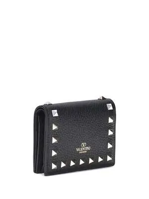 Valentino Garavani Rockstud Leather Wallet