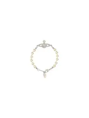 VIVIENNE WESTWOOD Mini Bas Bracelet - Silver
