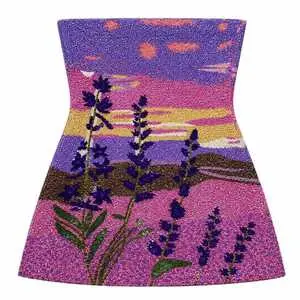 LABELFIORA Lavender Bliss Dress - Purple