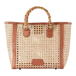 JELAVU Bristoll Tan Medium Satchel Bag - Brown