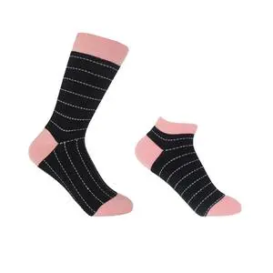 PEPER HAROW - MADE IN ENGLAND Dash Luxury Crew & Trainer Women’s Socks Bundle - Black