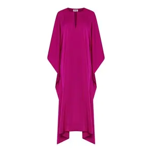 BELYED HANDCRAFT Emery Silk Crepe Kaftan - Pink