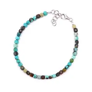 MINERALGEMS ✩ STUDIO Blue / Green Kingman Turquoise Bracelet Slim Version