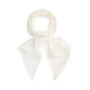 Ralph Lauren Silk Twill Cravat - White