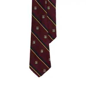 Ralph Lauren Vintage-inspired Striped Club Tie - Wine