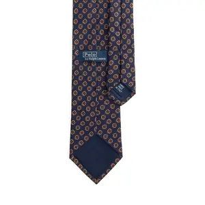 Ralph Lauren Silk Foulard Tie - Blue