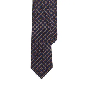 Ralph Lauren Silk Foulard Tie - Blue