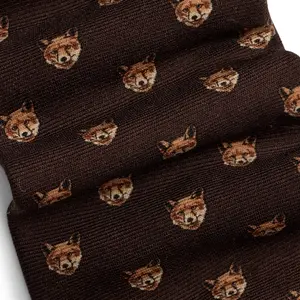 Ralph Lauren Fox-print Wool Challis Tie