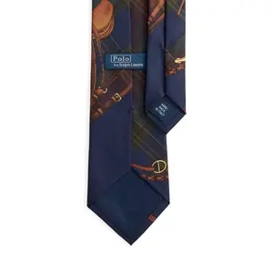Ralph Lauren Graduate Equestrian-plaid Silk Tie