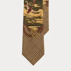 Ralph Lauren Graduate Duck-print Silk Tie - Multi