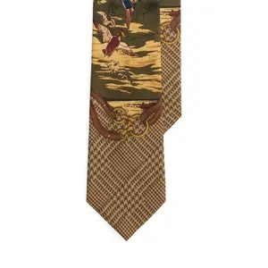 Ralph Lauren Graduate Duck-print Silk Tie