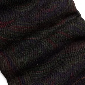 Ralph Lauren Graduate Paisley Wool Challis Tie - Purple Multi