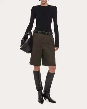 Helmut Lang Chino Twill Utility Shorts