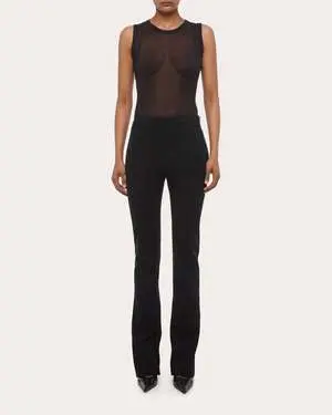 Helmut Lang Stretch Ponte Rider Leggings