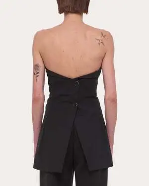 Helmut Lang Wool Gabardine Wardrobe Blazer Top