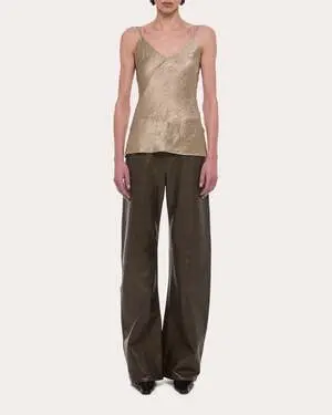 Helmut Lang Crinkle Slip Tank Top
