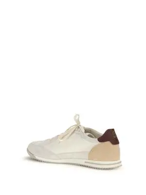 Brunello Cucinelli Deer And Suede Sneakers