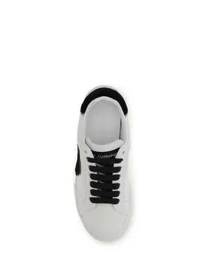 Dolce & Gabbana Leather Sneakers With Logo
