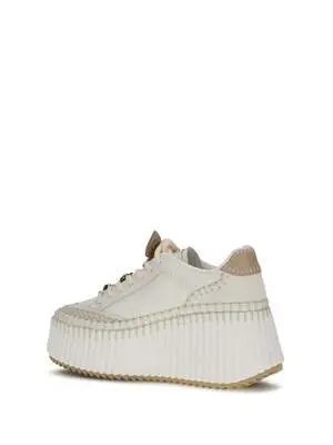 Chloé Nama Platform Sneakers - White