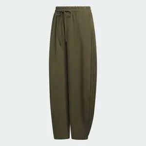 Adidas Barrel Leg Pants - Olive Strata