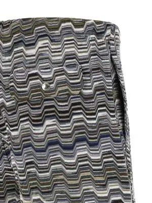 Missoni Irregular Zigzag Bermuda Shorts