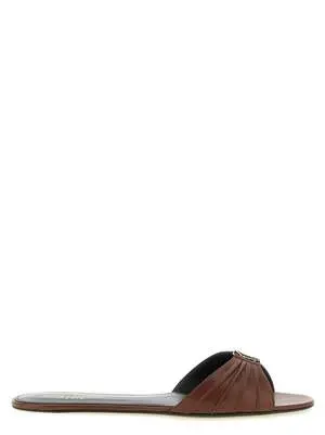 Saint Laurent Babylone Sandals - Brown
